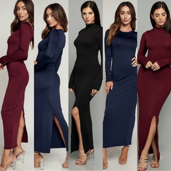 Heart & Hips | Dresses | Heart And Hips Maxi Dress Burgundy | Poshmark